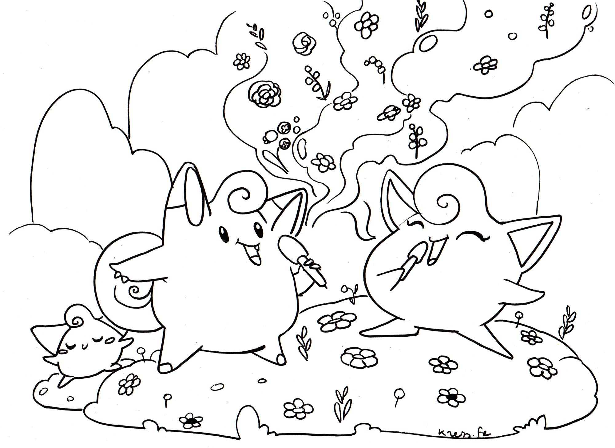 Coloriages pour passer le temps – Kness