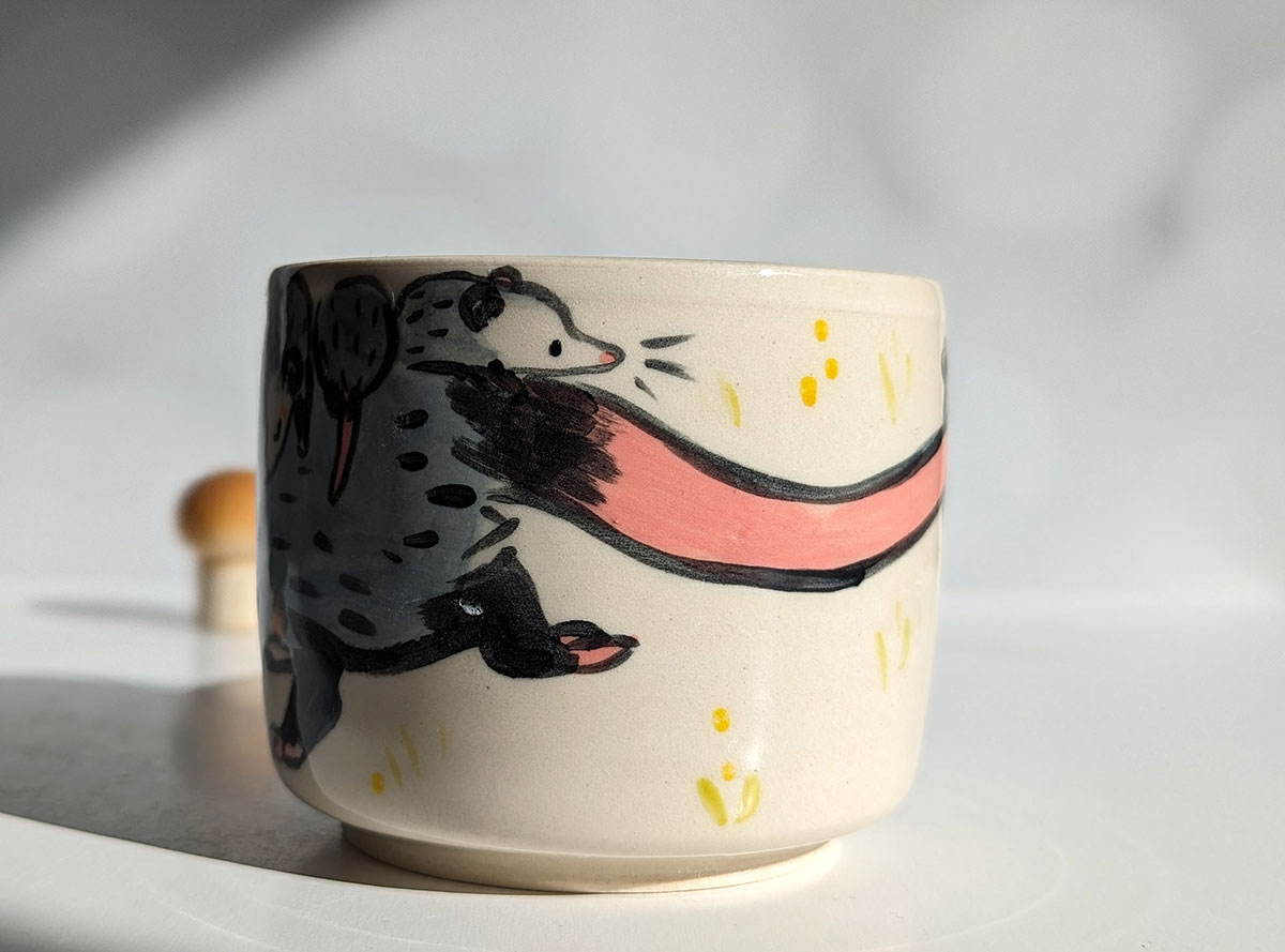 PRE-ORDER - Mug - Opossum family - Kness