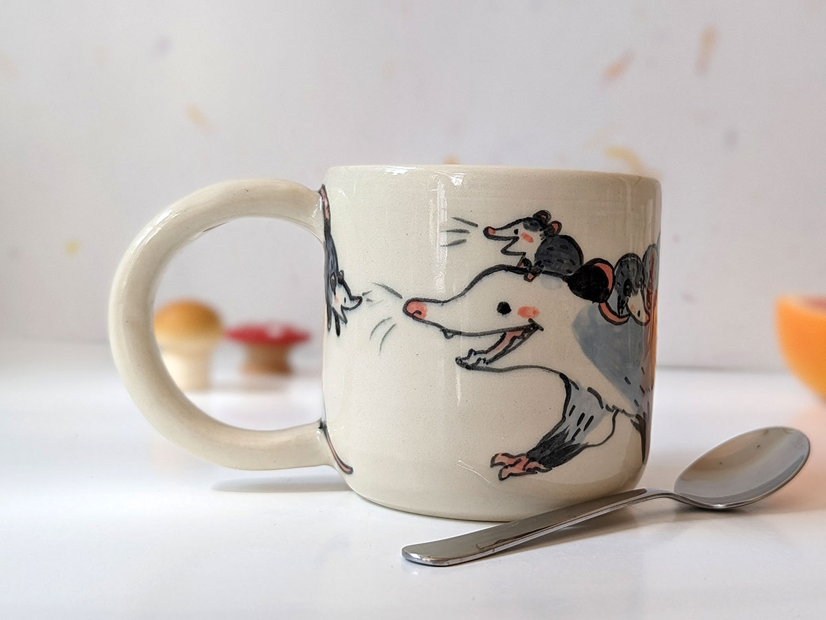 Mug Famille Opossum - Kness