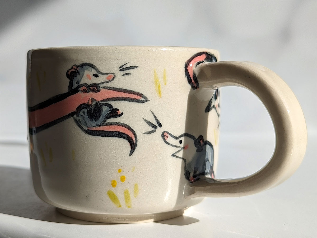 PRE-ORDER - Mug - Opossum family - Kness