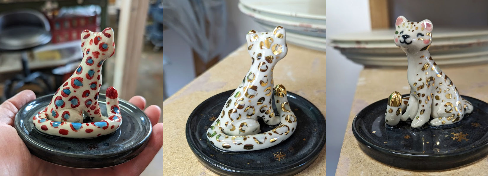 How do you add gold to pottery – Kness